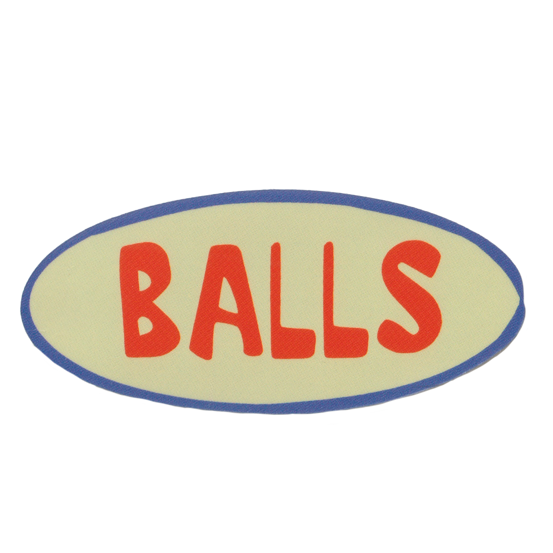 BALLS! sticker – Scrappie!