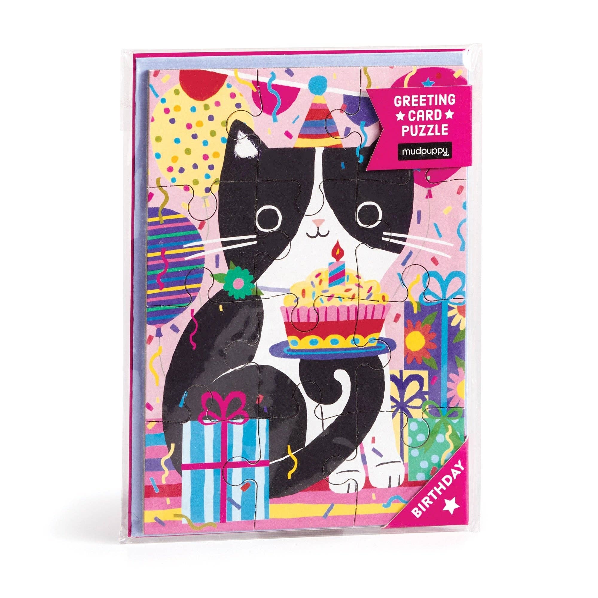 Purr-fect Cat Birthday Greeting Card Puzzle – Scrappie!